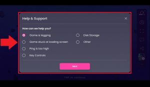Report a problem while playing a game - now.gg Support