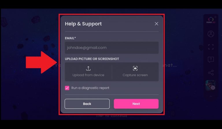 Report a problem while playing a game - now.gg Support