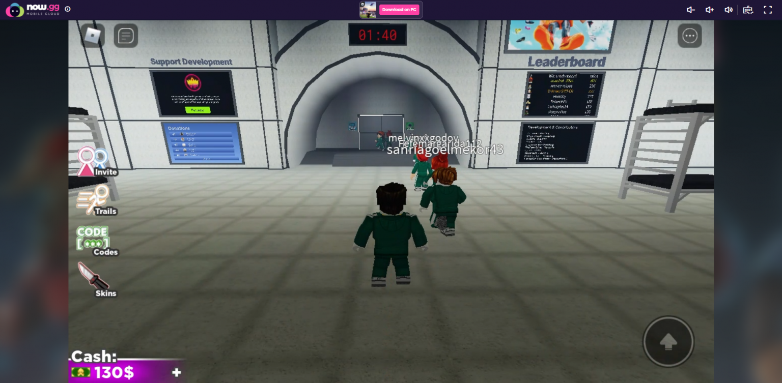 How to Play Roblox Squid Game Online on the Cloud with now.gg