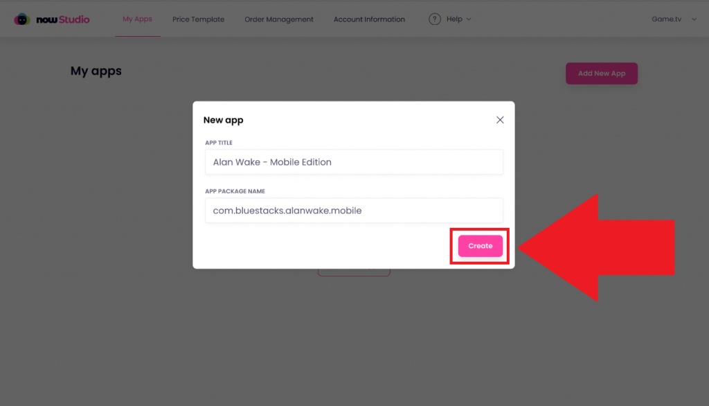 How to add an app to now Studio - now.gg Support