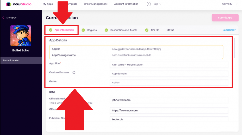 How to add an app to now Studio - now.gg Support