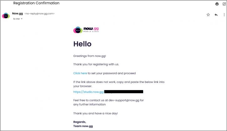 How to register as an app developer on now Studio - now.gg Support