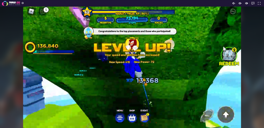How to Start and Progress in the Sonic Speed Simulator Roblox Creation ...