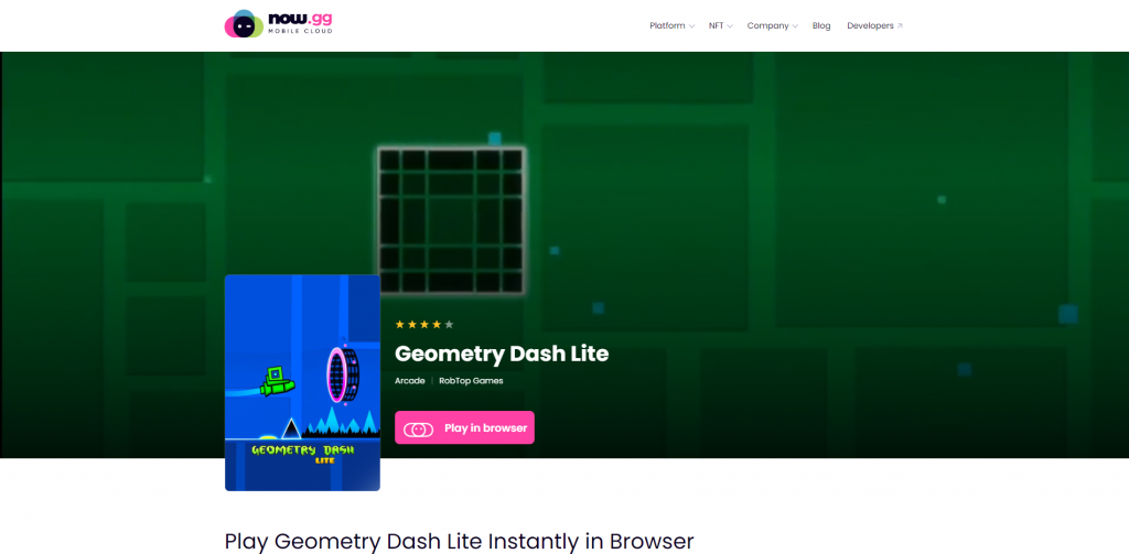 Play Geometry Dash Lite on Any Device and With a Single Click on the ...
