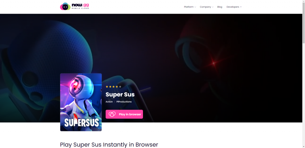 Play Super Sus on Any Device Instantly with a Single Click and No ...