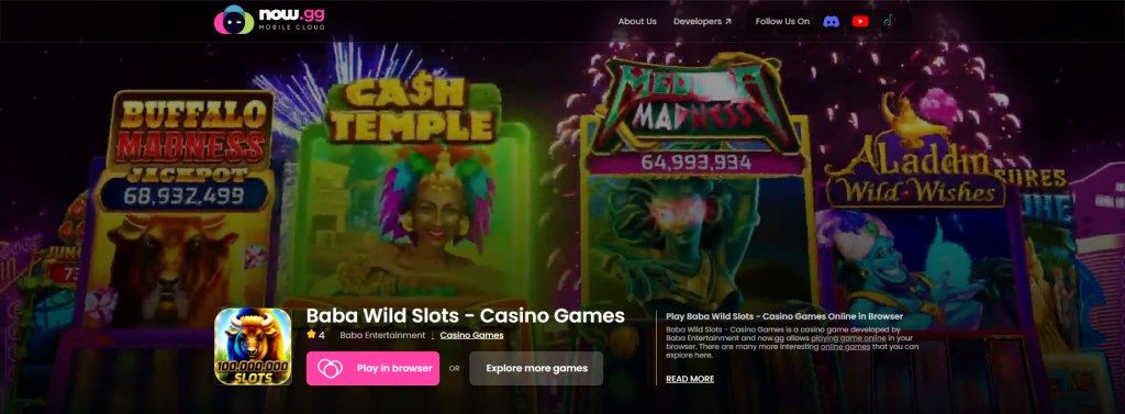 Play Baba Wild Slots on now.gg for an Unforgettable Gaming Experience!
