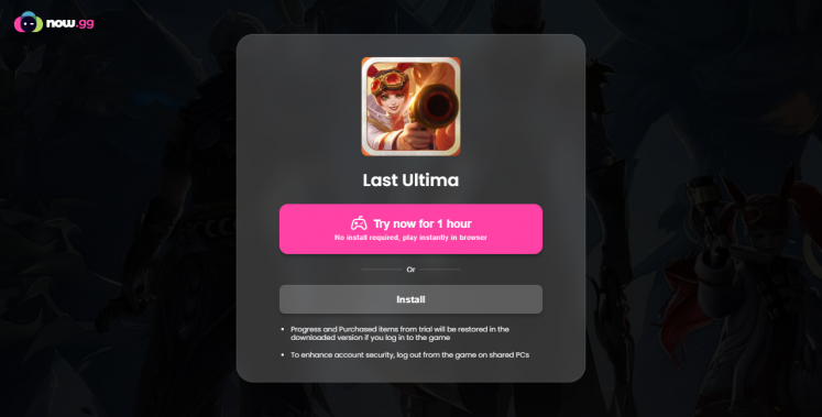 How to Play Last Ultima on now.gg