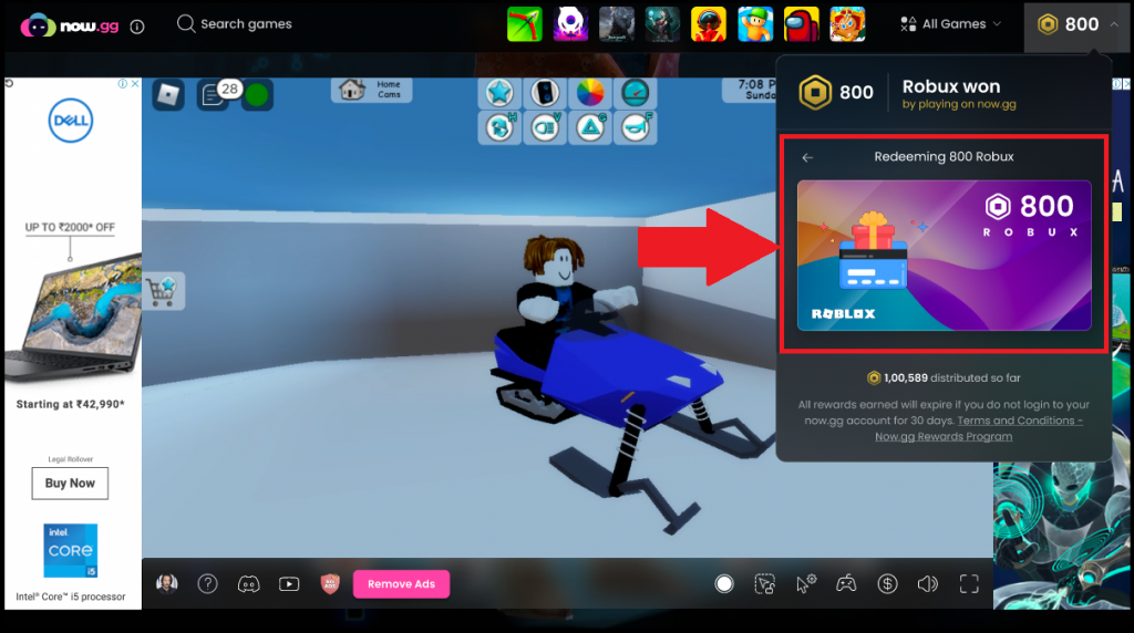 How to Earn Free Robux on now.gg & Redeem it to your Roblox account