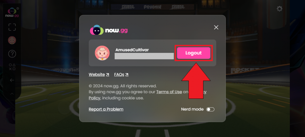 How to Switch Accounts on now.gg