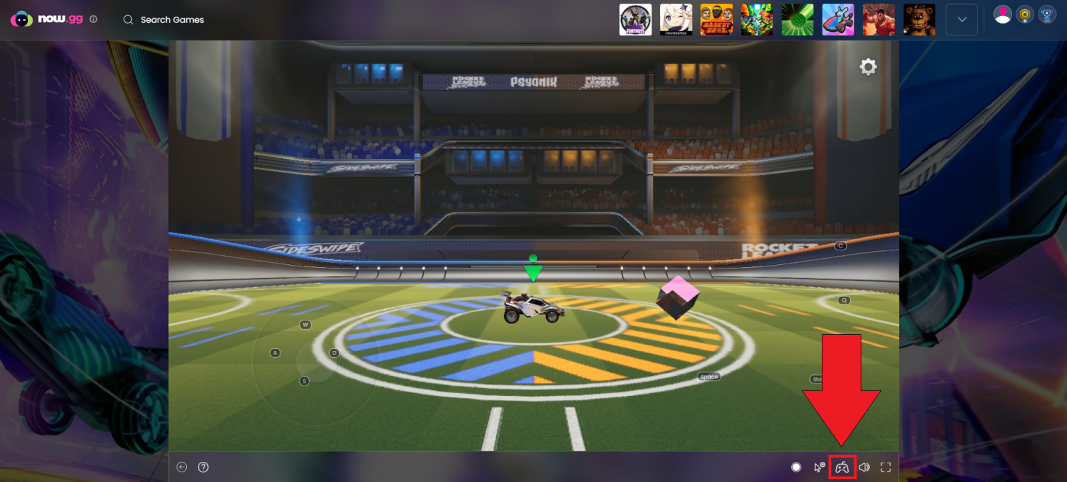 How to View On-Screen Controls When Playing a Game on now.gg