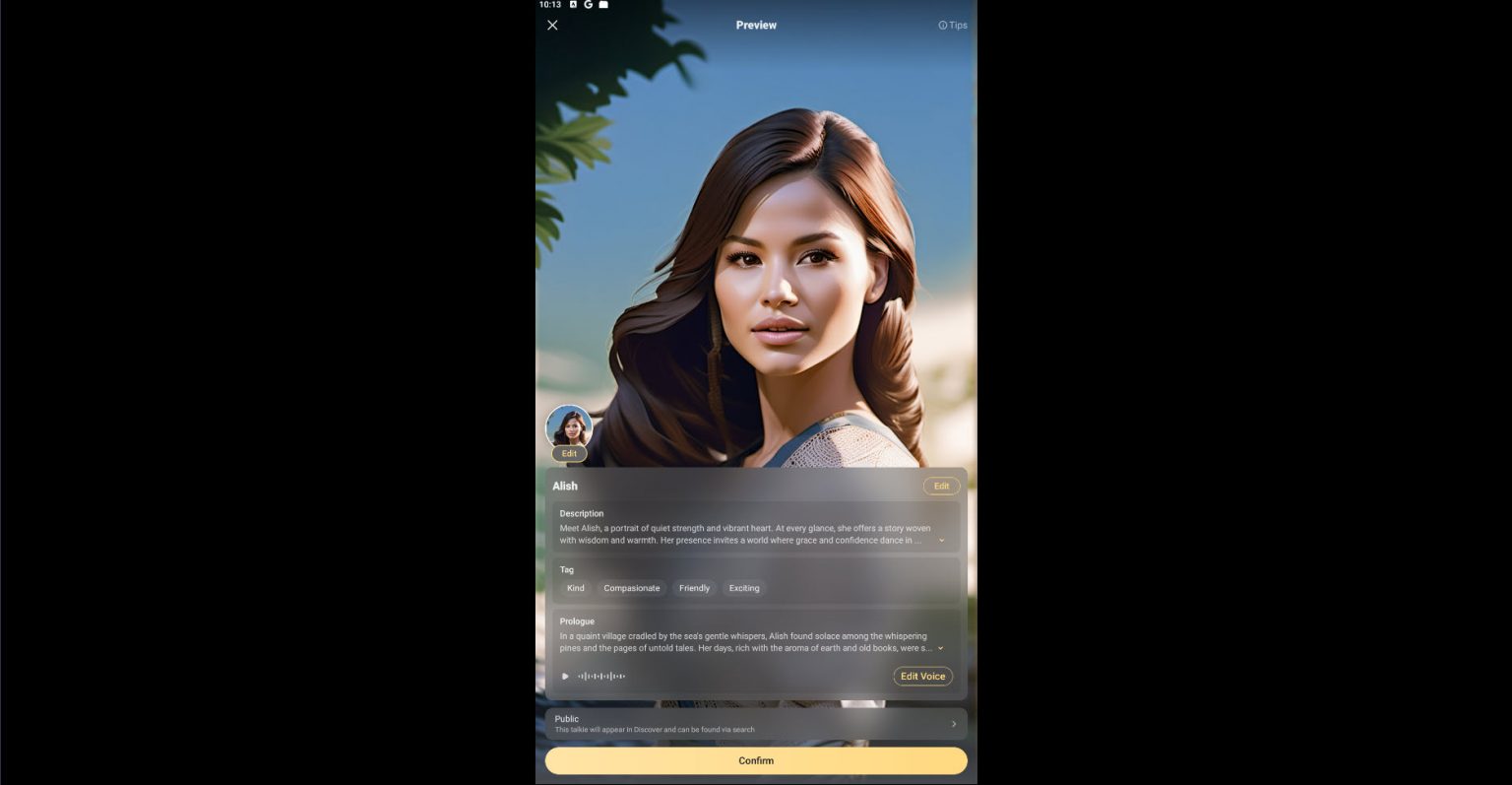 A Step-by-Step Guide on Creating Talkie: Creative AI Community Characters