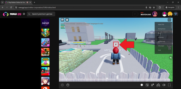 How to Enable/Disable the Microphone While Playing Games on now.gg