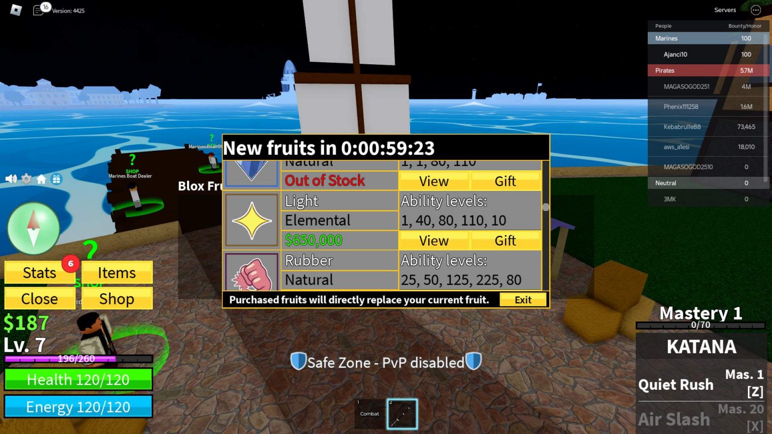 Blox Fruits Tier List: Best Fruits for PvE and PvP