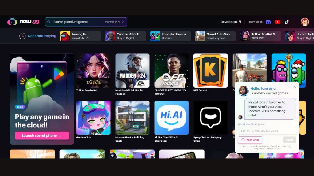 Chat to an AI Friend: Find Your Very Own Buddy Online | now.gg