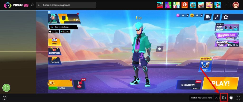 How to Record & Share Your 1v1 Games with Your Friends on now.gg