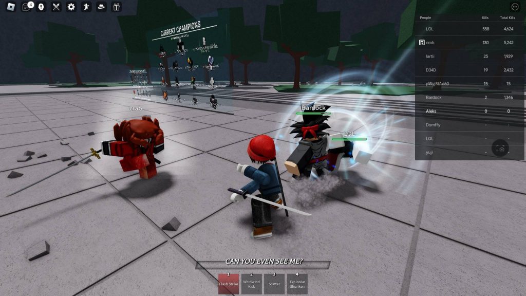 Basic Combat Techniques in The Strongest Battlegrounds on Roblox
