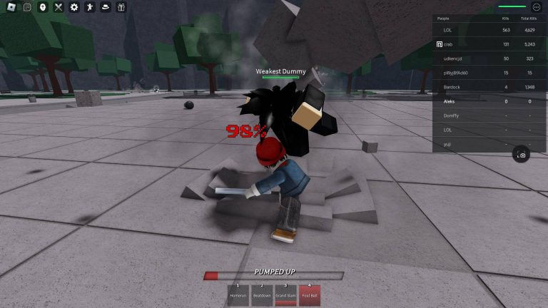 Basic Combat Techniques in The Strongest Battlegrounds on Roblox