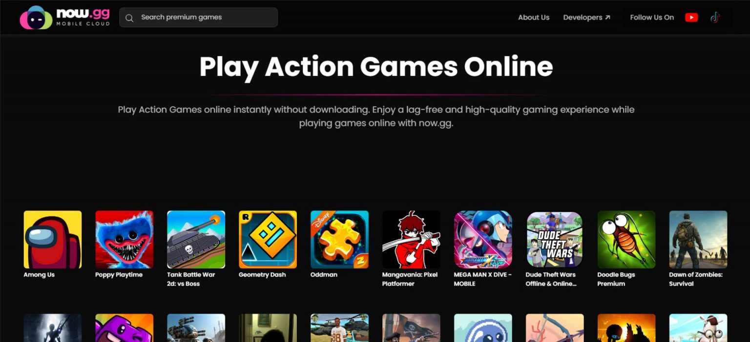 Top Gaming Categories on now.gg to Play for Free